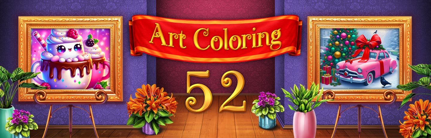 Play Art Coloring 52 For Free At iWin